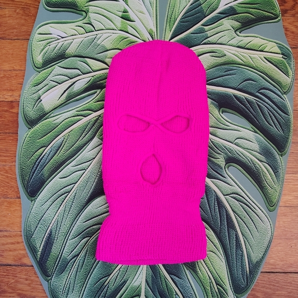 Accessories | Neon Pink Balaclava Ski Mask Brand New Without Tags Rave ...